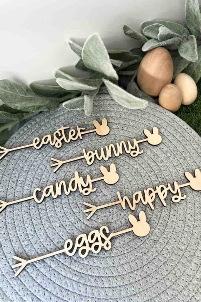 Easter Plate Names SVG - Ruffles and Rain Boots