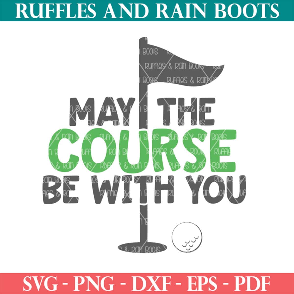 Free Golf SVG May the Course Be With You Star Wars Golf